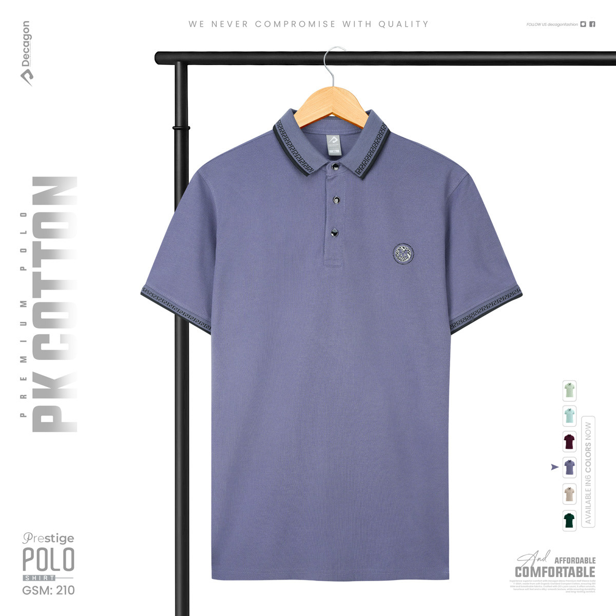 Premium PK Prestige Polo T-Shirt || 1046